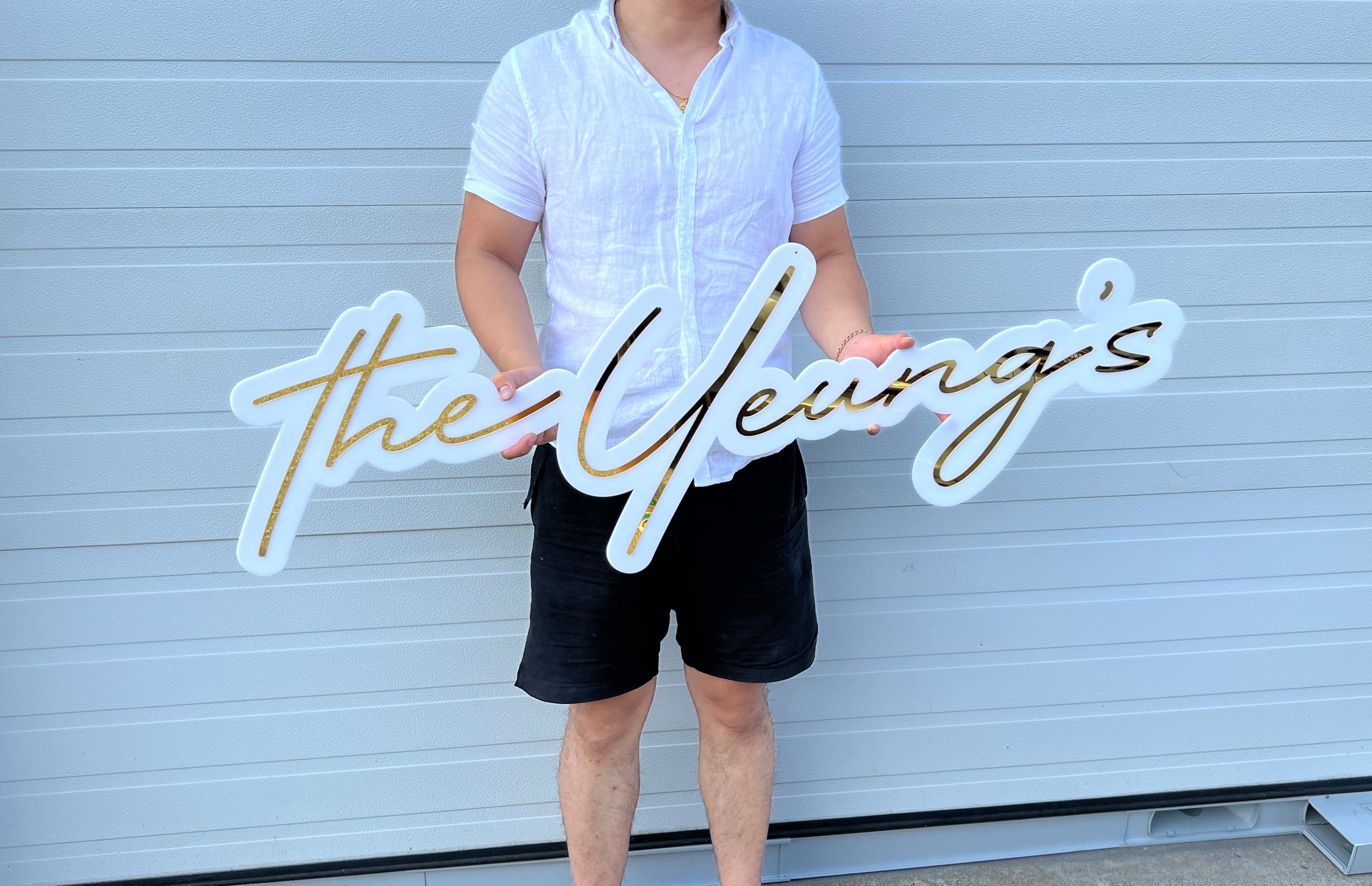 Whimsical Elegance: Acrylic Backdrop Sign for Wedding Celebrations ...