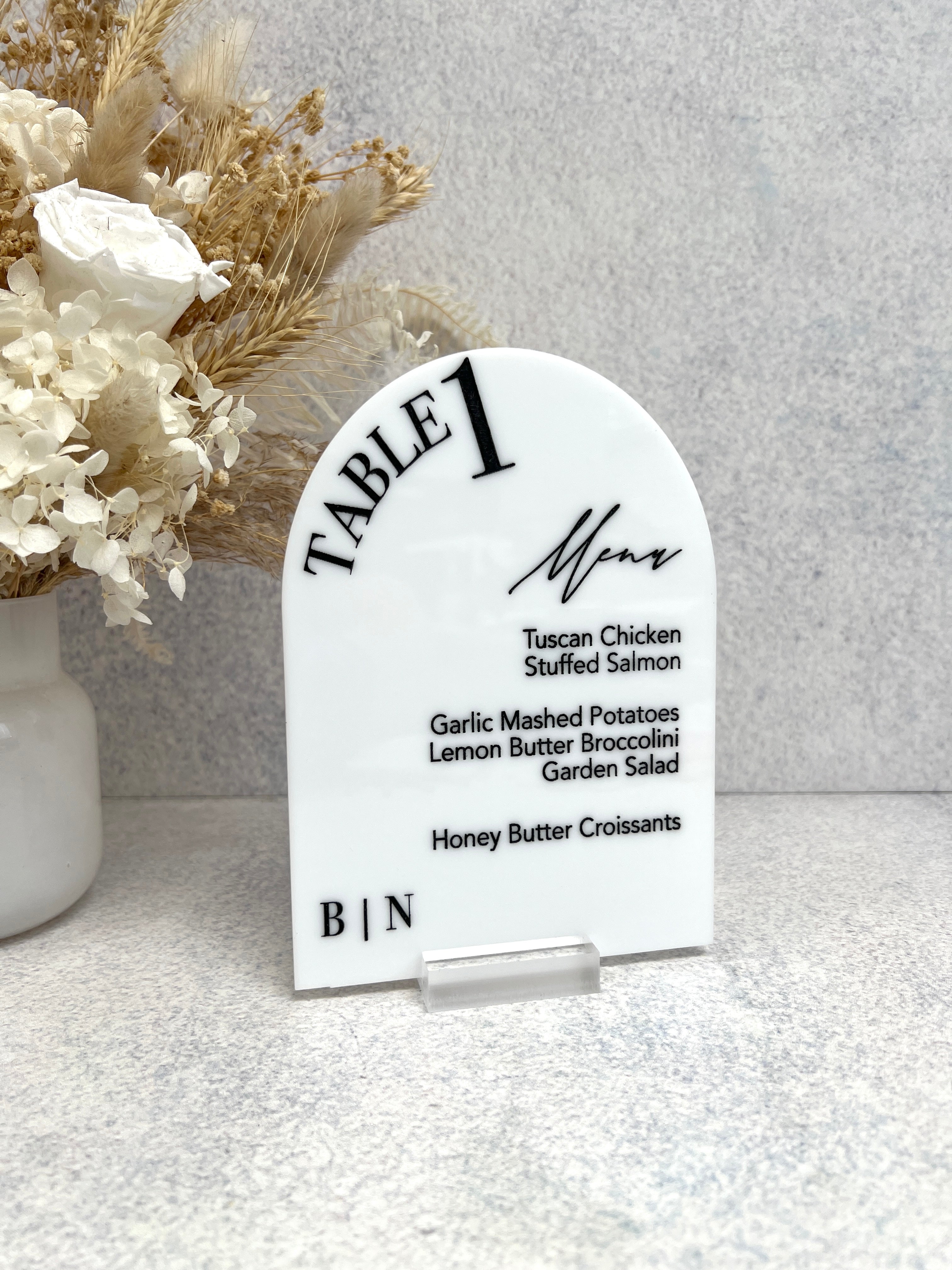 Arch Bar Menu Sign - Signature Drinks - Wedding Bar Menu - Acrylic Bar ...