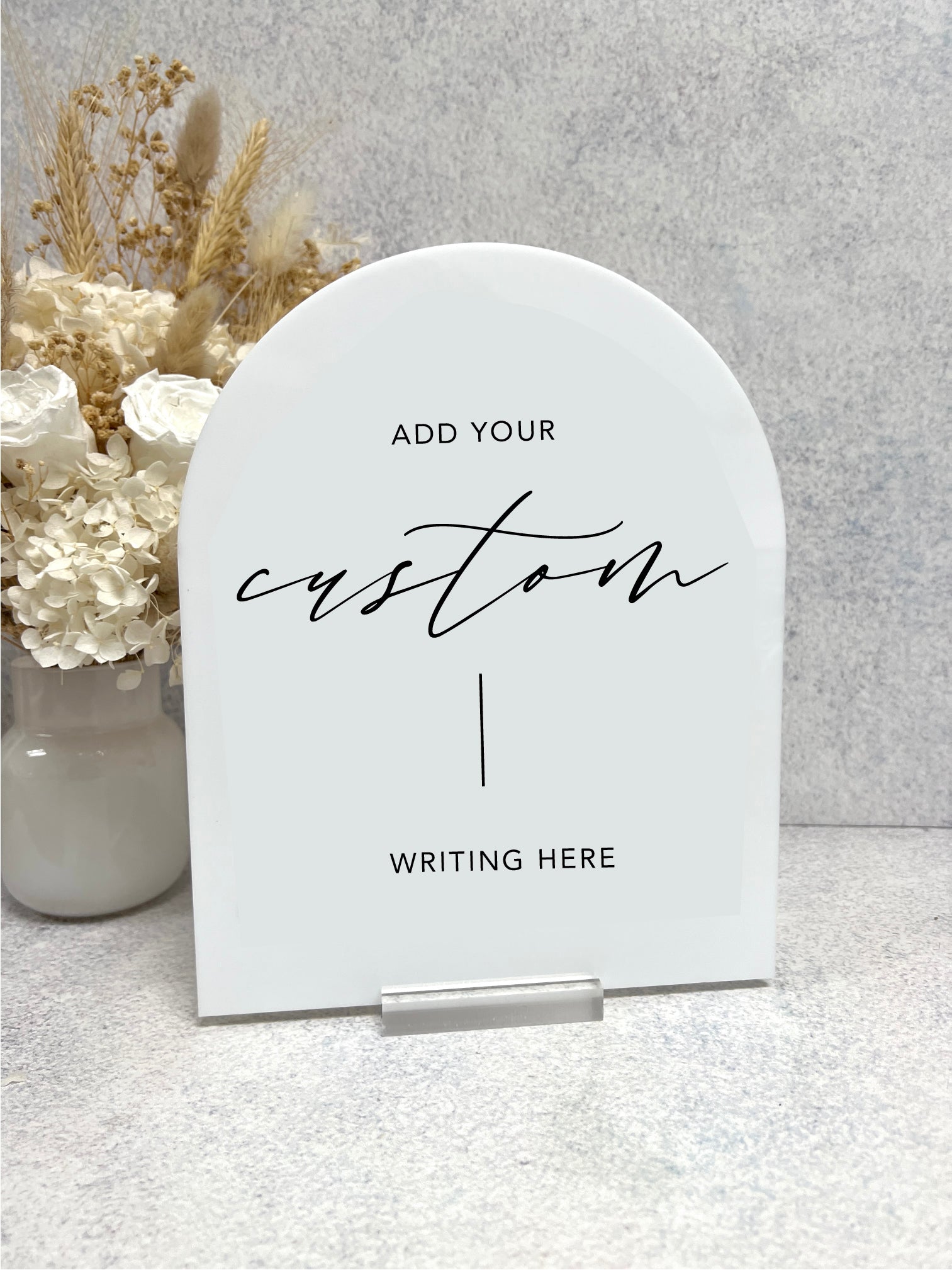 Custom Acrylic Sign - Arch – MissPaperCut