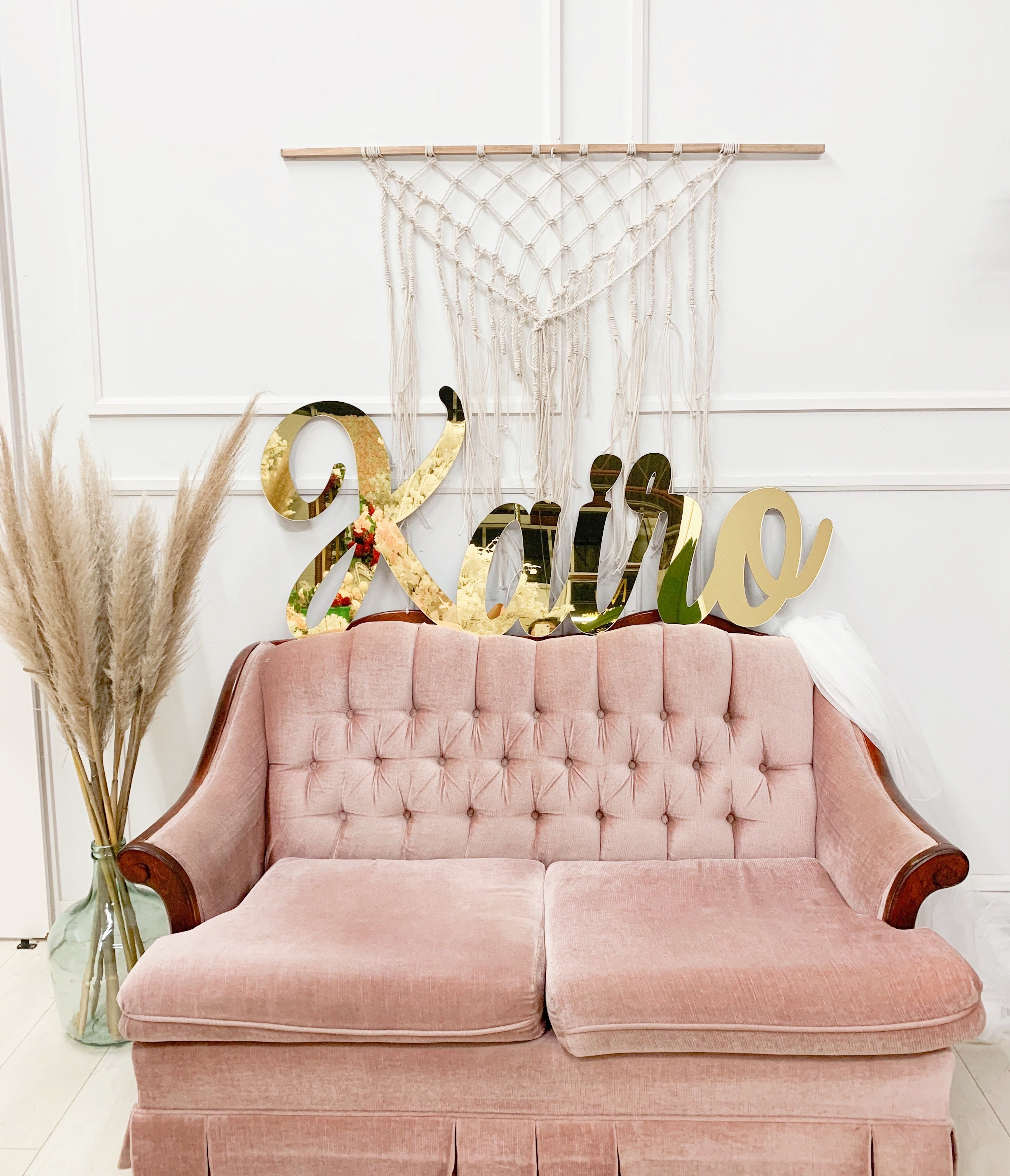 Whimsical Elegance: Acrylic Backdrop Sign for Wedding Celebrations ...